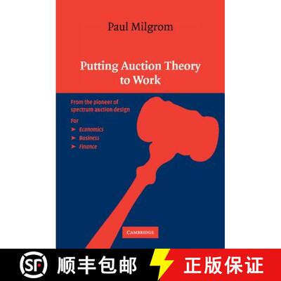 【3-4周达】精装 Putting Auction Theory to Work: - Putting Auction Theory to Work [9780521551847]