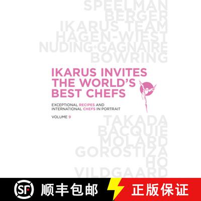 【3-4周达】精装 Ikarus Invites the World's Best Chefs: Exceptional Recipes and International Chefs in... [9783967040821]