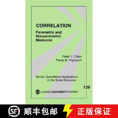【3-4周达】Correlation: Parametric and Nonparametric Measures [9780761922285]