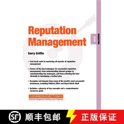 【3-4周达】Reputation Management - Marketing 04.05 [Wiley经管] [9781841122311]