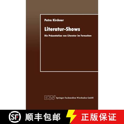 【3-4周达】Literatur-Shows : Die Präsentation von Literatur im Fernsehen [9783824441631]