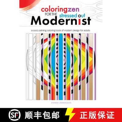 【3-4周达】Coloring Zen for the Stressed Out Modernist [9781682611012]