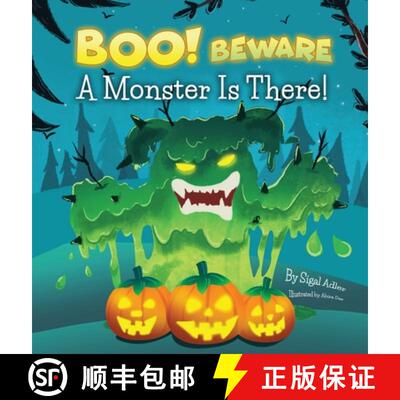 【3-4周达】精装 BOO! Beware, a Monster is There!: Not-So-Scary Halloween Story [9781947417496]