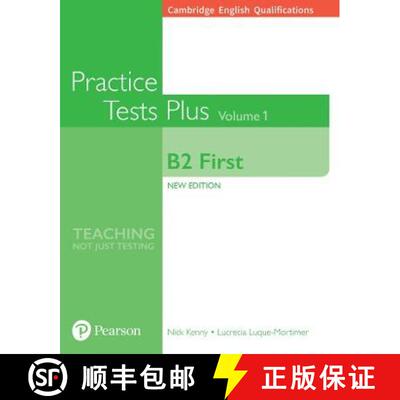 【3-4周达】Cambridge English Qualifications: B2 First Volume 1 Practice Tests Plus (no key) [9781292208749]