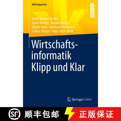 【3-4周达】Wirtschaftsinformatik Klipp und Klar [9783658264932]