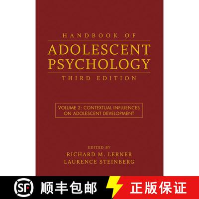 【3-4周达】精装 Handbook Of Adolescent Psychology, Third Edition: Volume Two: Contextual Influences O... [9780470149225]