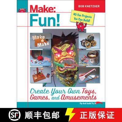 【3-4周达】Make Fun!: Create Your Own Toys, Games, and Amusements [9781457194122]