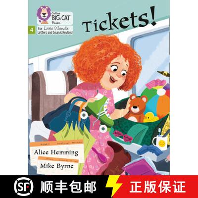 【3-4周达】Big Cat Phonics for Little Wandle Letters and Sounds Revised - Tickets!: Phase 4 [9780008504168]