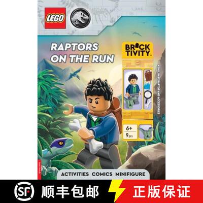 LEGO® Jurassic World: Raptors on the Run Activity Book (with Kenji minifigure, baby raptor and acc... [9781837250127]
