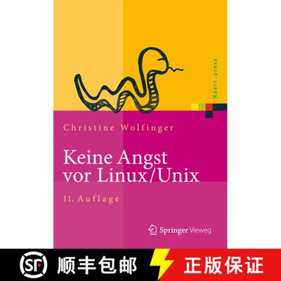 【3-4周达】精装 Keine Angst vor Linux/Unix: Ein Lehrbuch für Linux- und Unix-Anwender (11., vollst. ... [9783642320781]