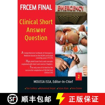 【3-4周达】FRCEM FINAL: Clinical Short Answer Question-Black&White - FRCEM FINAL [9781916029651]