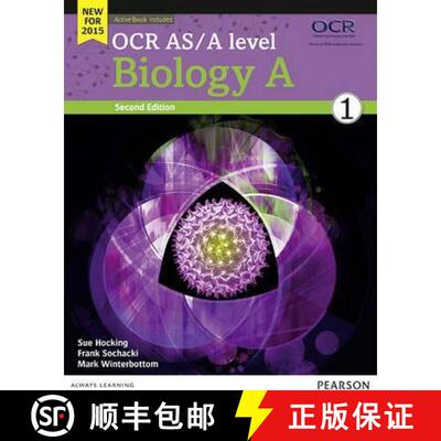 【3-4周达】OCR AS/A level Biology A Student Book 1 + ActiveBook: - OCR AS/A level Biology A Student B... [9781447990796]