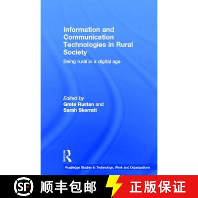 【3-4周达】精装 Information and Communication Technologies in Rural Society [9780415411165]