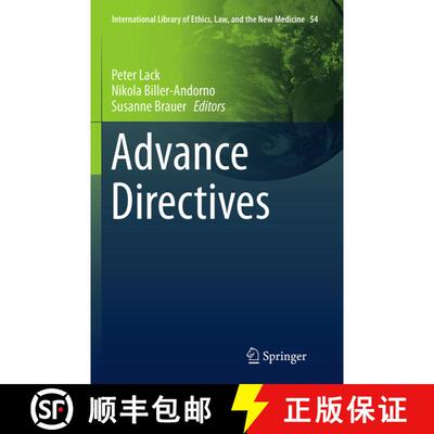 【3-4周达】Advance Directives (Softcover reprint of the original 1st ed. 2014) (Softcover reprint of ... [9789401778992]