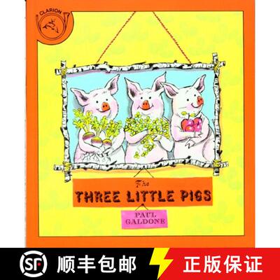 【3-4周达】精装 The Three Little Pigs [9780395288139]