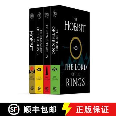 【3-4周达】The Hobbit and The Lord of the Rings Boxed Set: The Hobbit / The Fellowship of the Ring / ... [9780547928180]