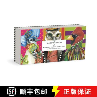 【3-4周达】Mackenzie-Childs Birds of a Feather Collection Puzzle Set [9780735372955]