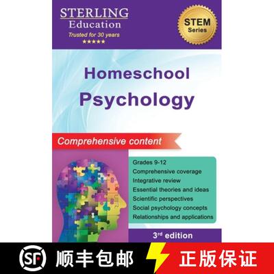 【3-4周达】Homeschool Psychology: Comprehensive Content [9798885572194]