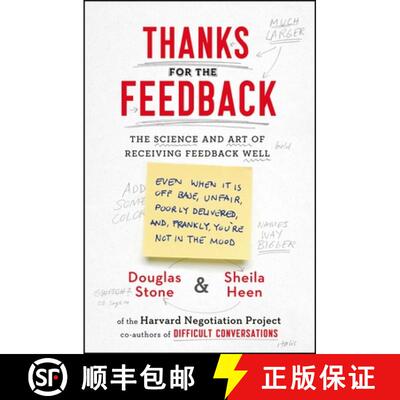 【3-4周达】Thanks for the Feedback : The Science and Art of Receiving Feedback Well [9780670922635]