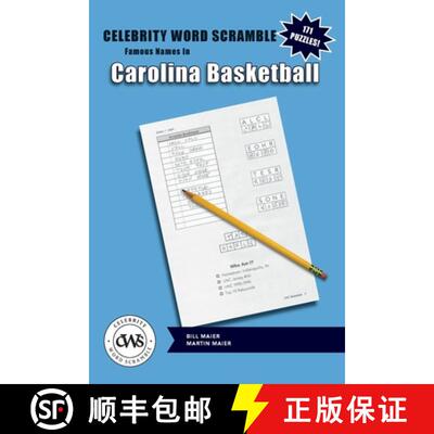 【3-4周达】Celebrity Word Scramble Famous Names in Carolina Basketball [9798990963009]
