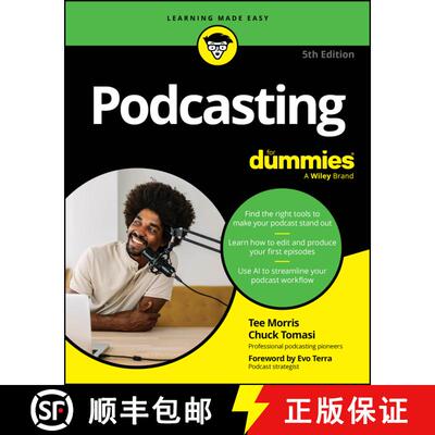 【3-4周达】Podcasting For Dummies, 5th Edition [9781394264520]