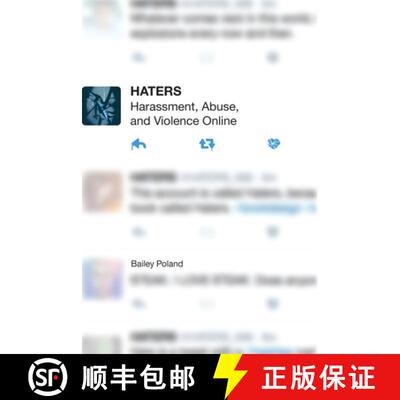 【3-4周达】Haters: Harassment, Abuse, and Violence Online [9781612347660]