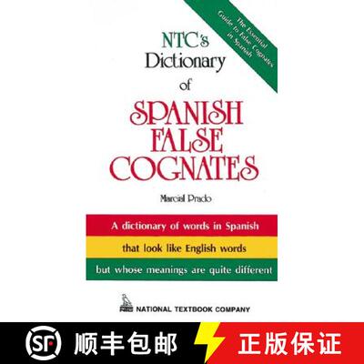 【3-4周达】Ntc's Dictionary of Spanish False Cognates [9780844279770]