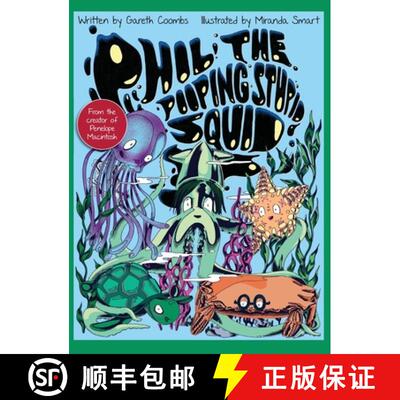 【3-4周达】精装 Phil The Pooping Stupid Squid [9781800317338]