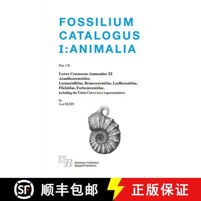 预订 Fossilium Catalogus Animalia, Volume 158 [English] [9783823617556]