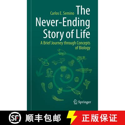 【3-4周达】精装 The Never-Ending Story of Life : A Brief Journey through Concepts of Biology [9783030759681]
