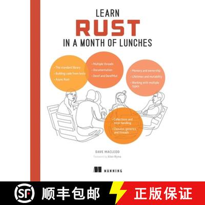 【3-4周达】Learn Rust in a Month of Lunches [9781633438231]