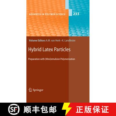 【3-4周达】精装 Hybrid Latex Particles: Preparation with (Mini)emulsion Polymerization [9783642160592]