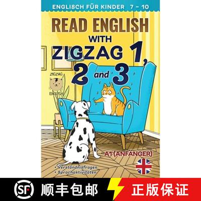 【3-4周达】Read English with Zigzag 1, 2 and 3: Englisch für Kinder [9781914911637]