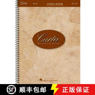 【3-4周达】Carta Manuscript Paper No. 8 - Basic [9780793557639]