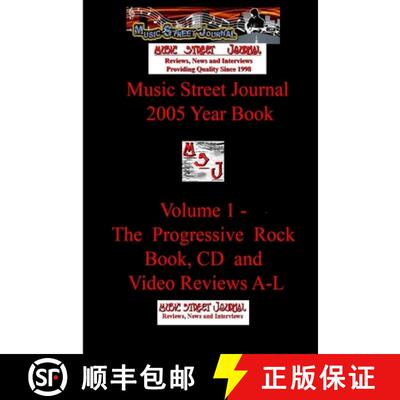 【3-4周达】Music Street Journal: 2005 Year Book: Volume 1 - The Progressive Rock Book,  CD and Video ... [9781365779640]
