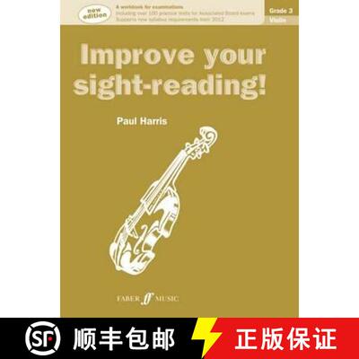 【3-4周达】Improve your sight-reading! Violin Grade 3: Violin Solo [9780571536238]