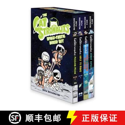 【3-4周达】The Catstronauts Space-Tastic Boxed Set (Graphic Novel Boxed Set) [9780316584357]