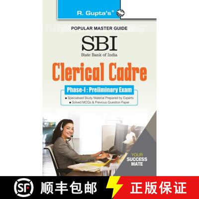 【3-4周达】Sbi: Clerical Cadre (Junior Associates) Phase-I Preliminary Exam Guide [9789387604384]