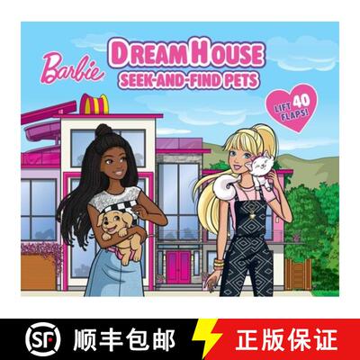 【3-4周达】Barbie: Dreamhouse Seek-And-Find Pets [9781683432104]