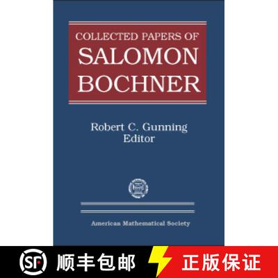 【3-4周达】精装 Collected Papers of Salomon Bochner, Part 1-4 [9780821801611]