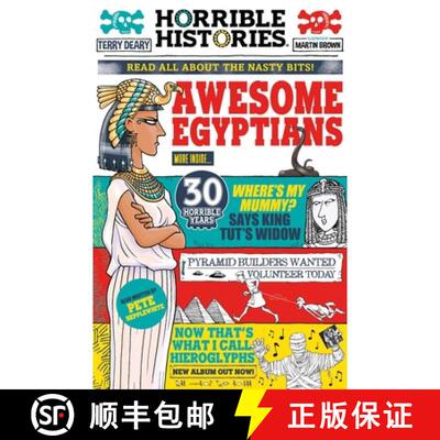 【3-4周达】Awesome Egyptians (newspaper edition) [9780702322914]