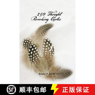 【3-4周达】250 Thought Provoking Quotes [9781480963399]