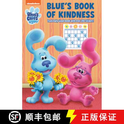 【3-4周达】Blue's Book of Kindness (Blue's Clues & You): Activity Book with Calendar Pages and Reward... [9780593570470]