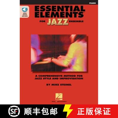 【3-4周达】Essential Elements for Jazz Ensemble Mike Steinel Piano Sheet Music Songbook Jazz Improvis... [9780793596270]