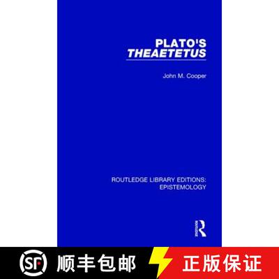 【3-4周达】PLATO'S THEAETETUS RLE PBDIRECT [9781138908697]