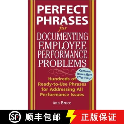 【3-4周达】Perfect Phrases for Documenting Employee Performance Problems [9780071454070]