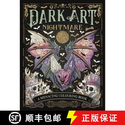 【3-4周达】Dark Art Nightmare : A Menacing Colouring Book [9781915751065]