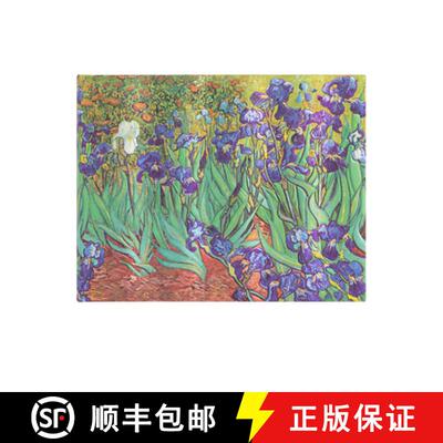 【3-4周达】精装 Van Gogh’s Irises Unlined Guest Book [9781439782071]