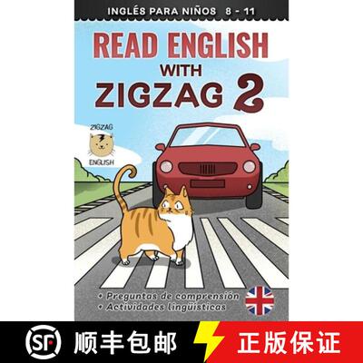 【3-4周达】Read English with Zigzag 2: Inglés para niños [9781914911149]