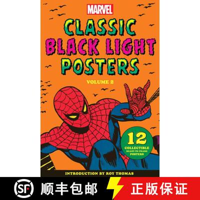 预订 精装 Marvel Classic Black Light Collectible Poster Portfolio Volume 2: 12 Collectible Ready-To-F... [9781419763366]